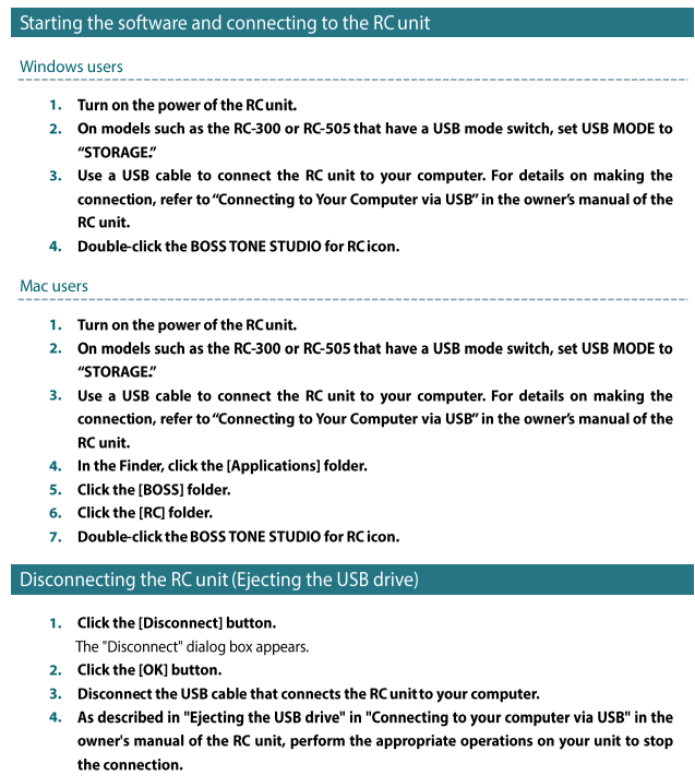RC-500: How To Import/Upload or Export/Offload .WAV Audio Files to and ...