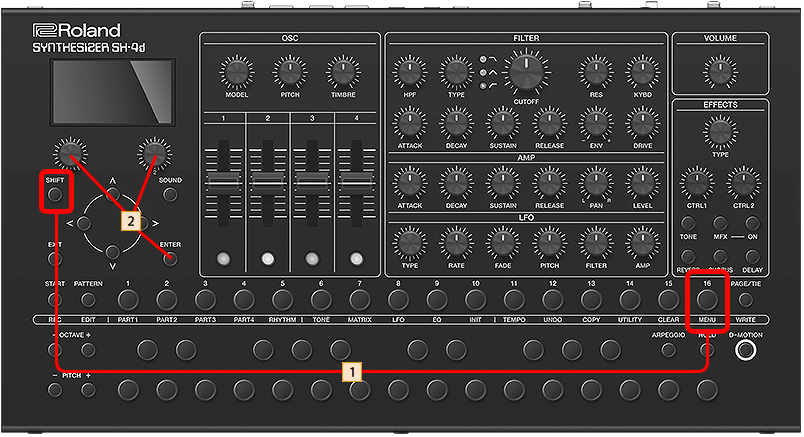 SH-4d: How to update system program firmware – Roland Corporation