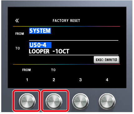 GX-100: Restoring the unit to its factory-set default state (Factory ...