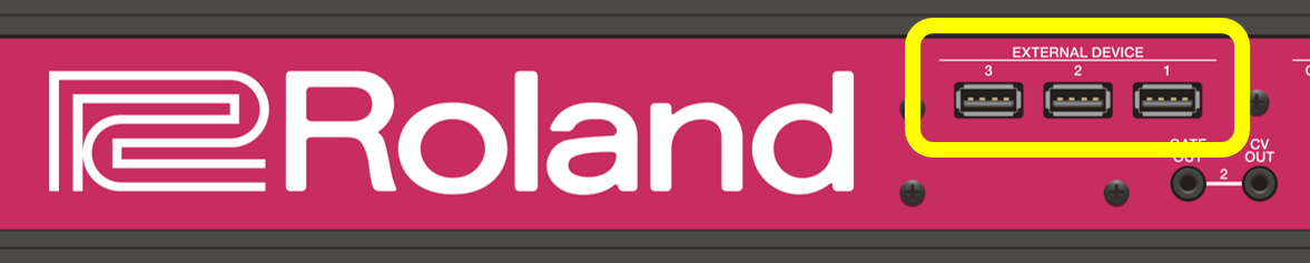 FANTOM EX: What kind of devices can be connected to the EXTERNAL DEVICE ...