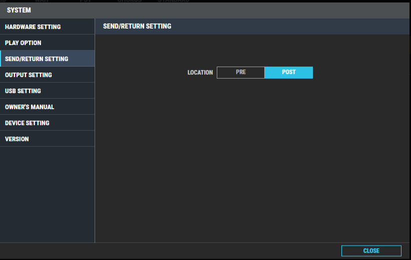 ME-90B: How to activate the SEND/RETURN block – Roland Corporation