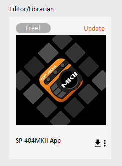 SP-404mk2: How do I update the SP-404mk2 Editor / Librarian App? – Roland Corporation