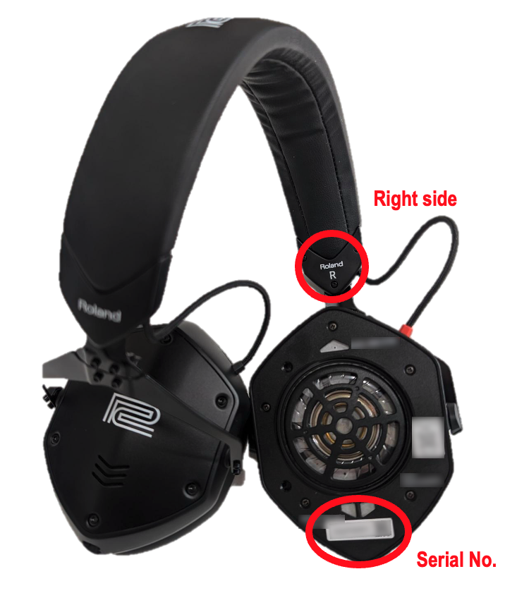 VMH-S100: How can I check the serial number? – Roland Corporation