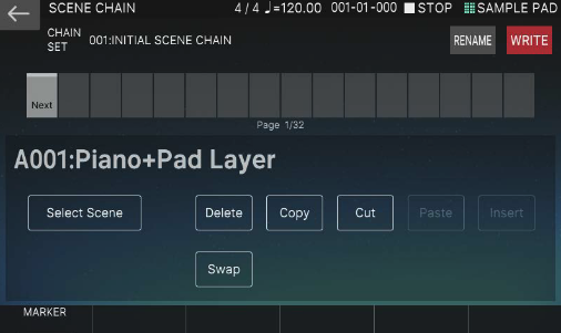 FANTOM-06, FANTOM-07, FANTOM-08: How do I quickly recall the scenes that are frequently used ...