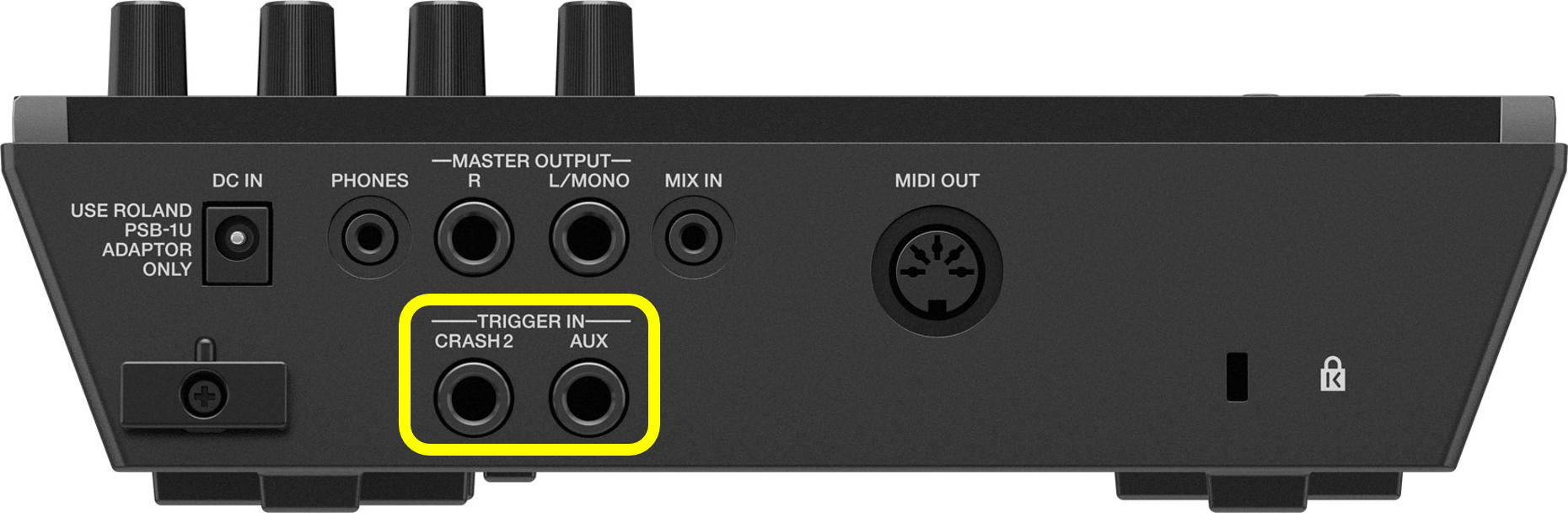 TD-17-L: What are the CRASH 2 and AUX TRIGGER IN jacks used for? – Roland Corporation