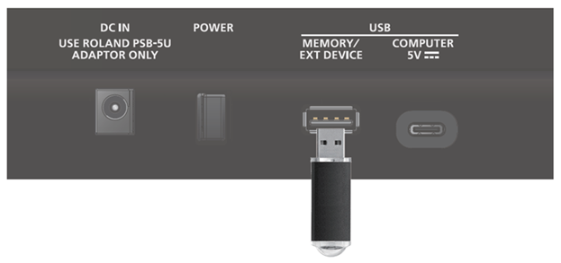 XPS-10X: Formatting a USB Flash Drive – Roland Corporation