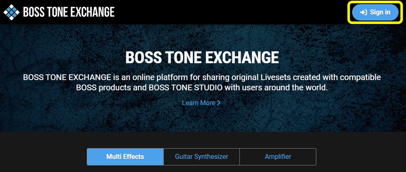 BOSS TONE EXCHANGE: How do I download from BOSS TONE EXCHANGE? – Roland ...