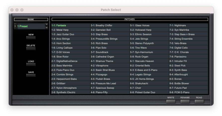 D-50 plug-in: How to import patch banks from the D-50 keyboard into the ...