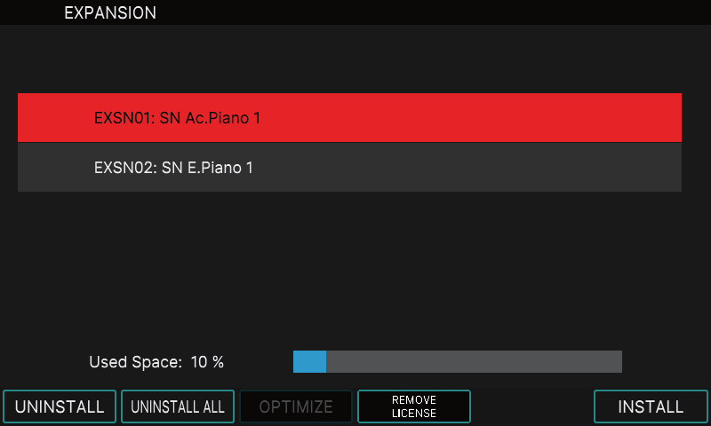 FANTOM 6, FANTOM 7, FANTOM 8: Roland CloudのサウンドコンテンツやAxialで配布されていたWAVE EXPANSIONをインストールするときに ...