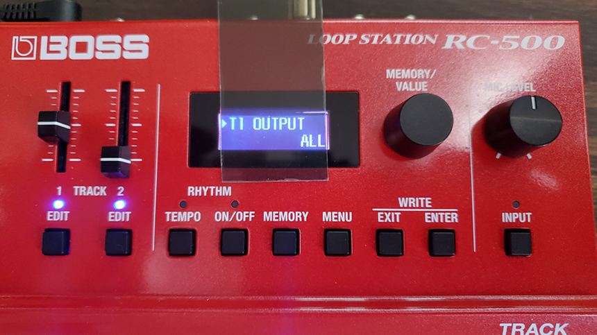RC-500: How to separate Tracks and Inputs to separate Output A and B ...