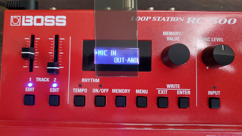 RC-500: How to separate Tracks and Inputs to separate Output A and B ...