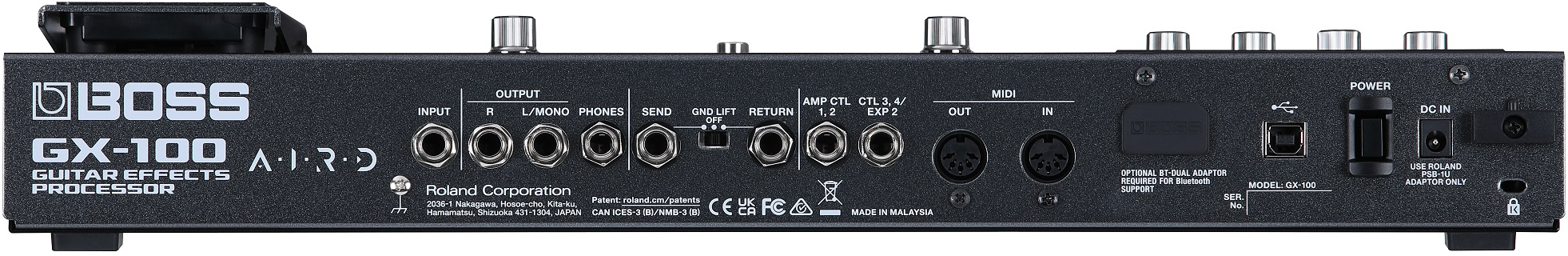 GX-100: Differences between the GX-100 and GT-1000 – Roland Corporation